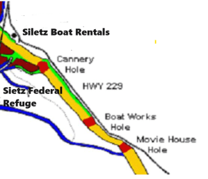 Where to catch Salmon or Steelhead from the bank in the Siletz Bay ...